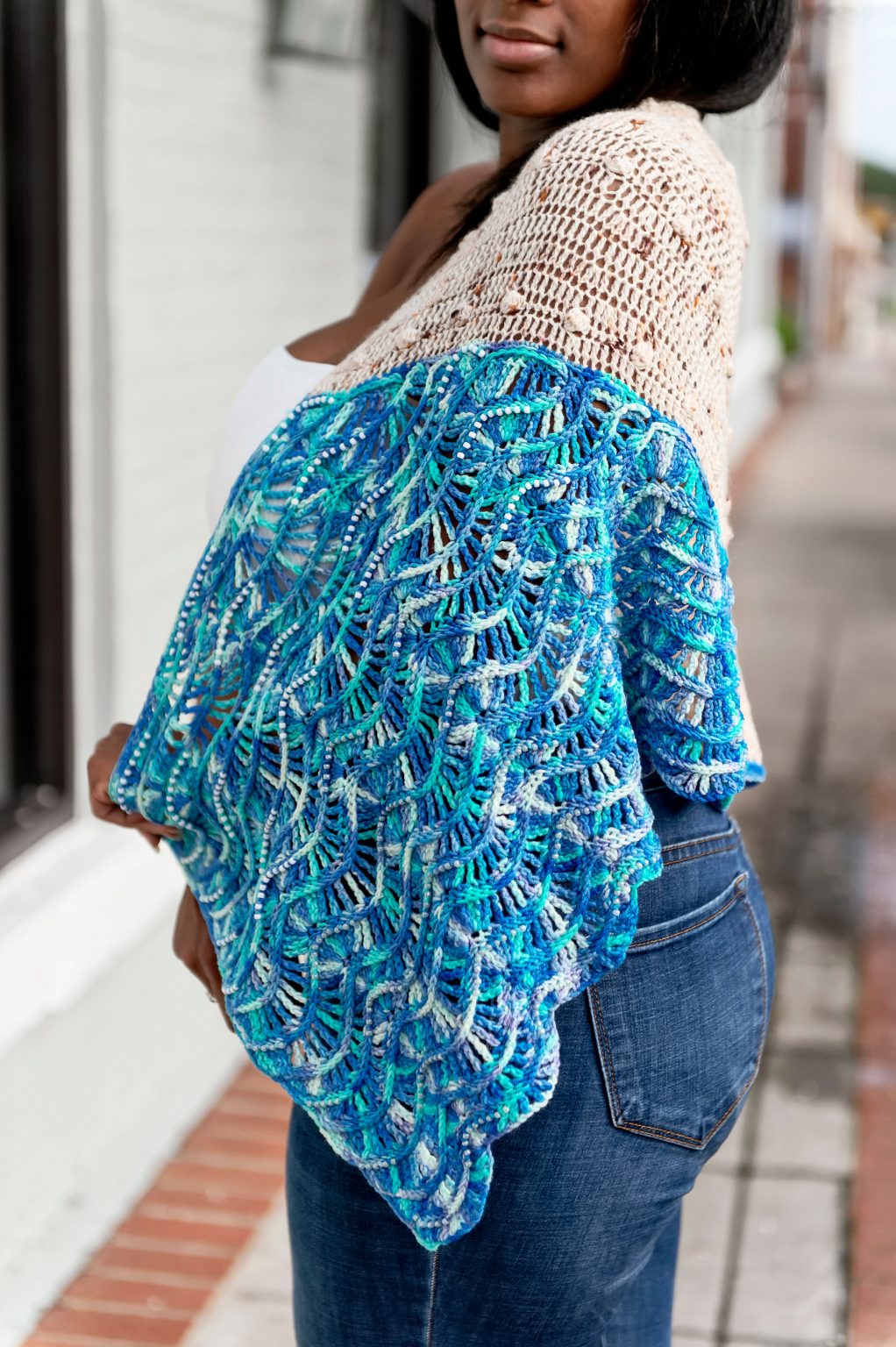 Spring Forth Crochet Shawl - Creations By Courtney