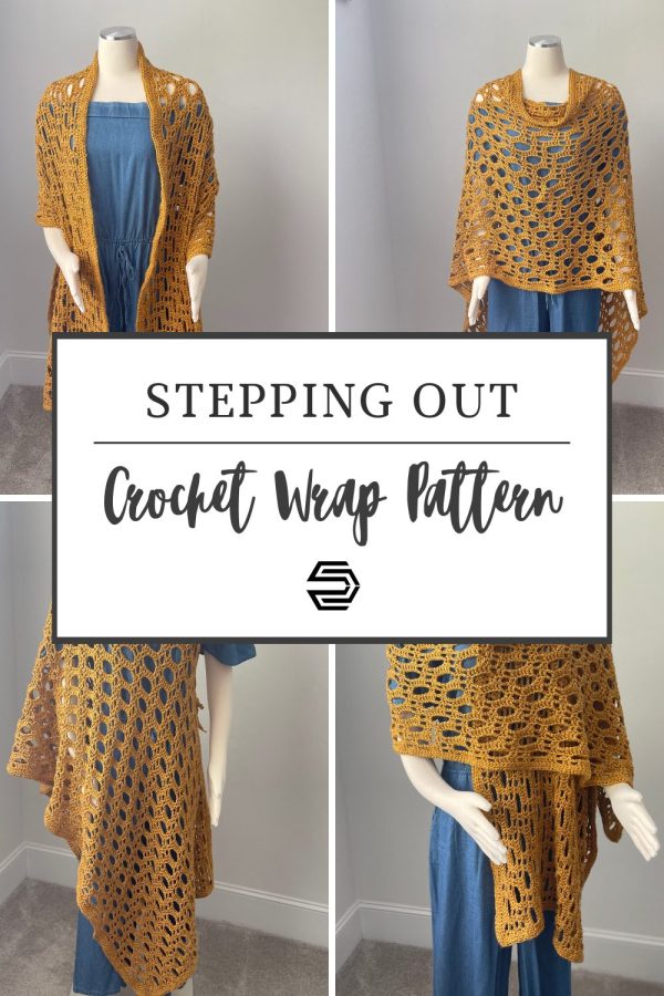 Stepping Out Crochet Wrap - Creations By Courtney