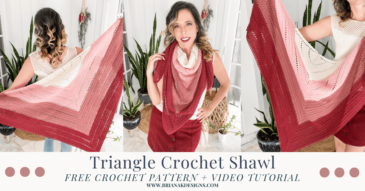 Ultimate Triangle Crochet Shawl Roundup: Part 4 - Creations By Courtney