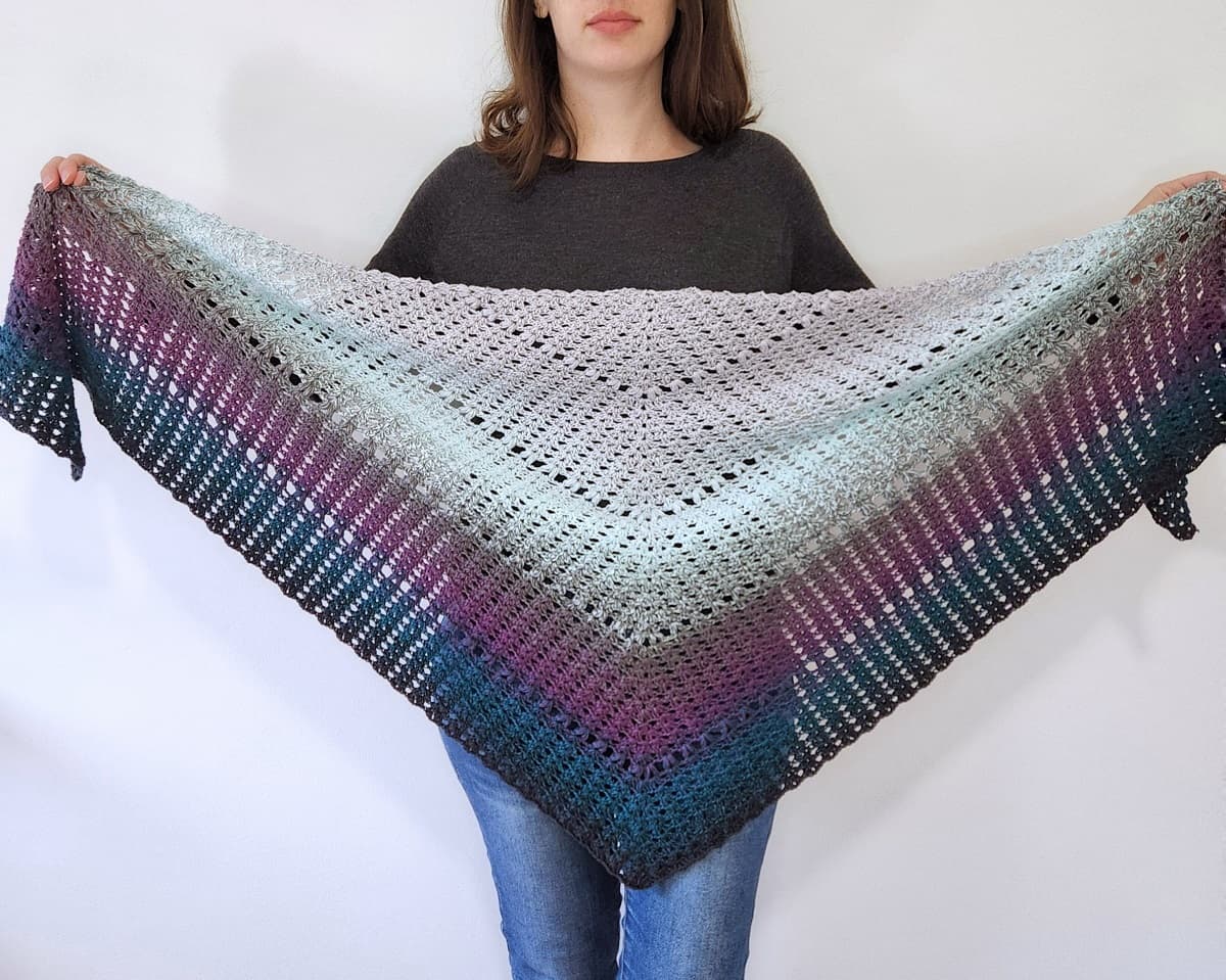 Ultimate Triangle Crochet Shawl Roundup: Part 4 - Creations By Courtney